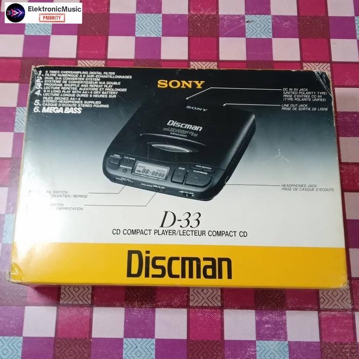 Jual Walkman Discman SONY D-33 New Old Stok - Kota Tangerang Selatan ...