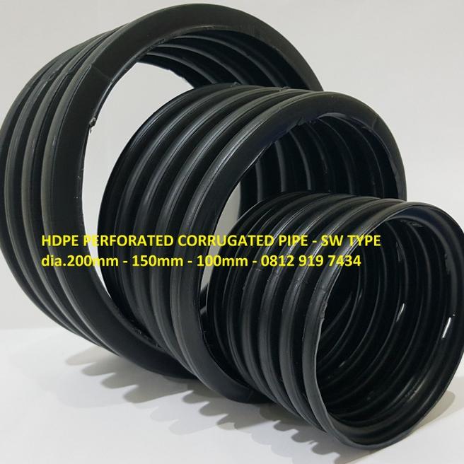 Jual HDPE Perforated Corrugated Pipe; Single Wall - Kota Tangerang ...