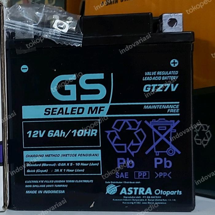 Jual aki motor pcx nmax aerox original gs astra garansi resmi - Kota ...