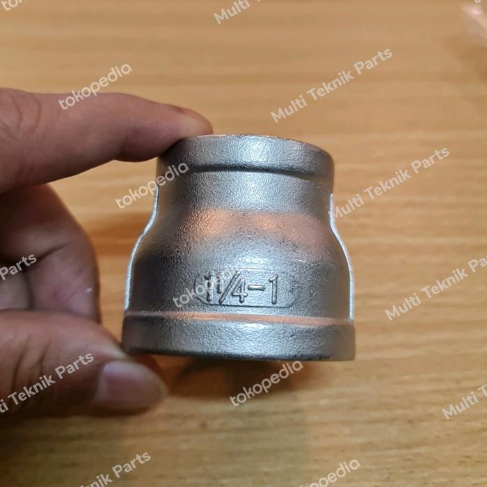 Jual Reducer stainless 304 1 1/4 x 1" inch / Reducer drat dalam / Vlok ...