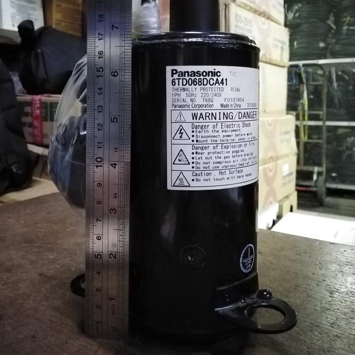 Jual COMPRESSOR PANASONIC 6TD068DCA41 1/4PK R134A 1PH UNTUK PANEL ...