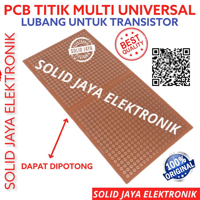 Jual PCB POLOS TITIK IC TR TRANSISTOR LUBANG BESAR KECIL MULTI ...
