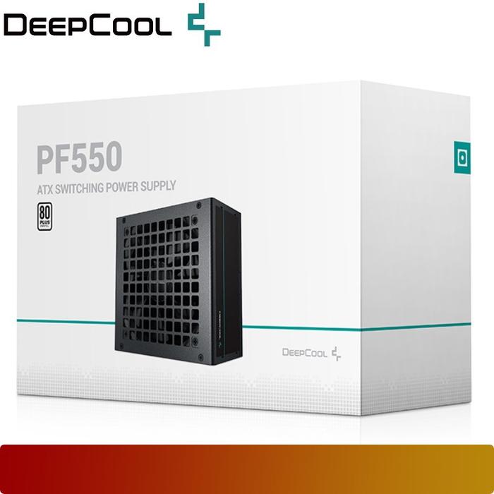 Jual Power Supply DeepCool PF550 - 550W 80+ White - Flat Cable PSU ...