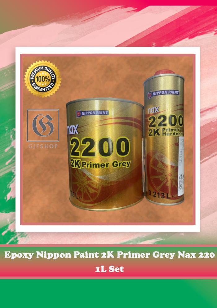 Jual Epoxy Nippon Paint 2K Primer Grey Nax 2200 1L Set - Jakarta Timur - GJFshop | Tokopedia