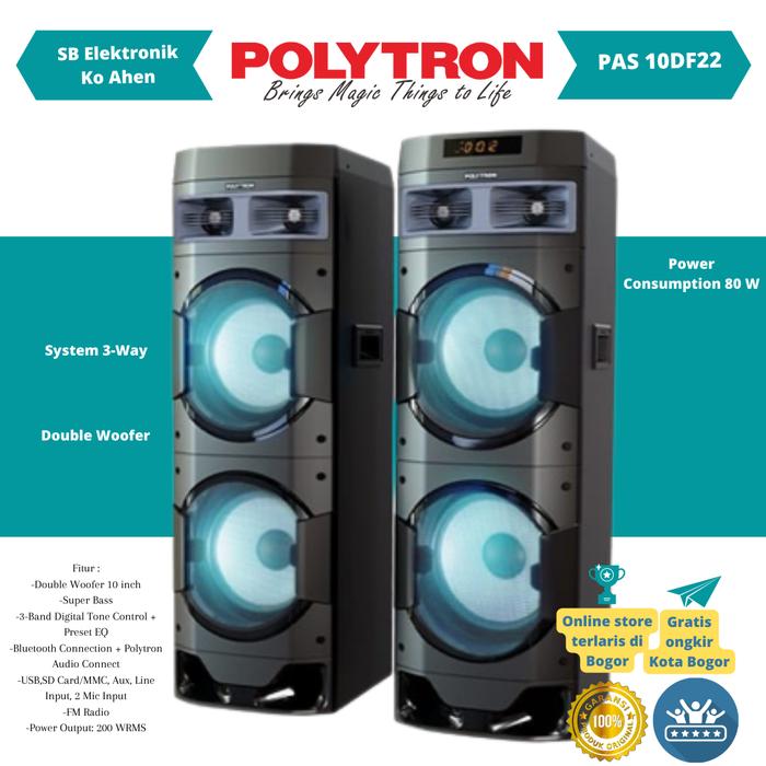 Jual POLYTRON SPEAKER AKTIF PAS 10DF22 Super Bass - Kota Bogor - T.W ...