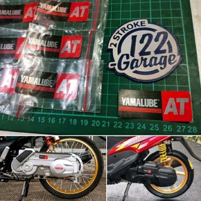 Jual Stiker YAMALUBE AT matic cvt yamaha nouvo z mx mio sporty smile ...
