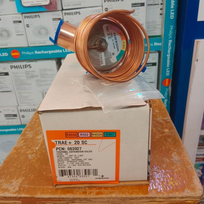 Jual EXPANSI VALVE TRAE+20 SC TYPE 063927 R404 EMERSON - Jakarta Barat ...