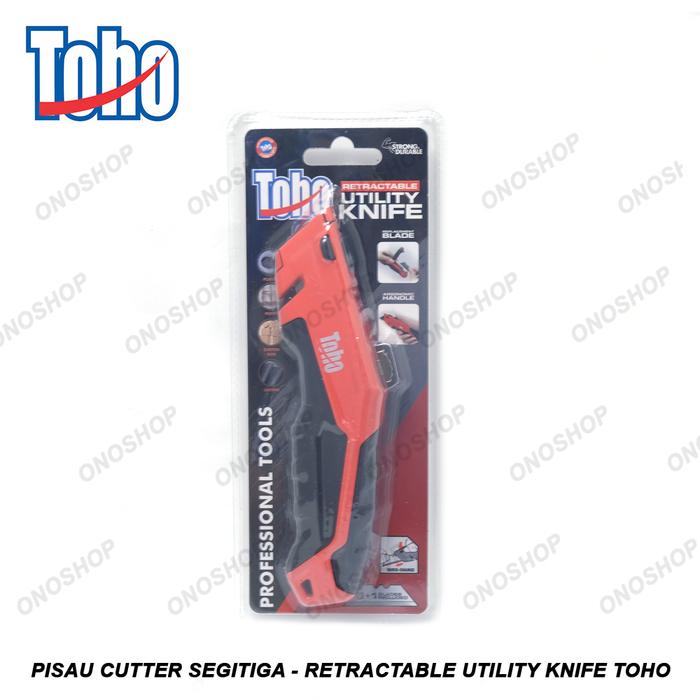 Jual Pisau Cutter Segitiga - Retractable Utility Knife Toho - Jakarta ...