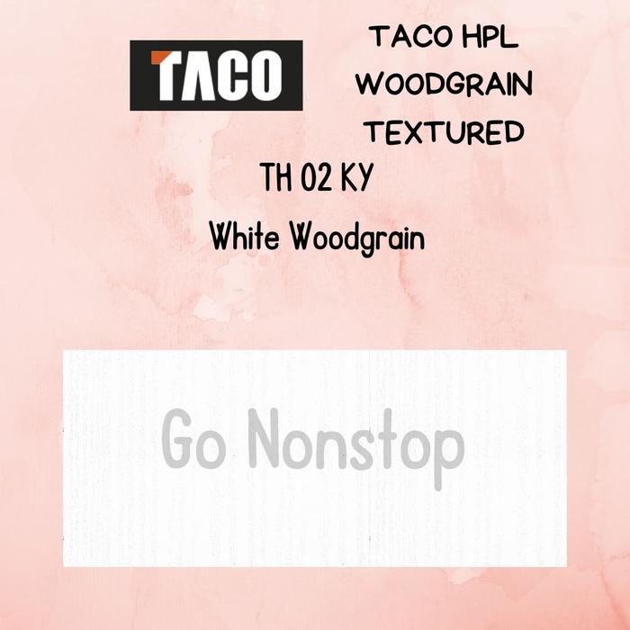 Jual (LUAR KOTA WAJIB PALLET KAYU) HPL Taco Woodgrain Textured TH - TH ...