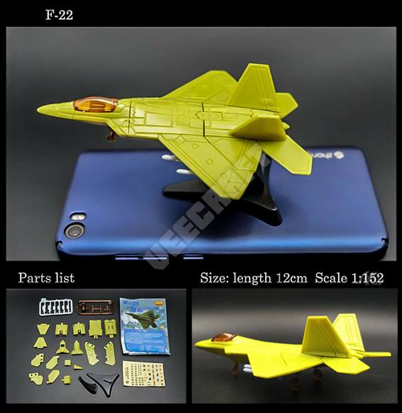 Jual Miniatur Pesawat F-22 Raptor Scale 1:152 Diecast Aircraft Model ...