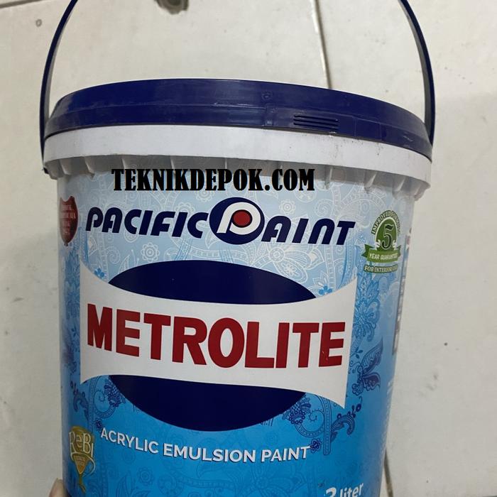 Jual Cat Tembok Interior Metrolite Pasific Paint Cat Plafon Gypsum 5 KG ...