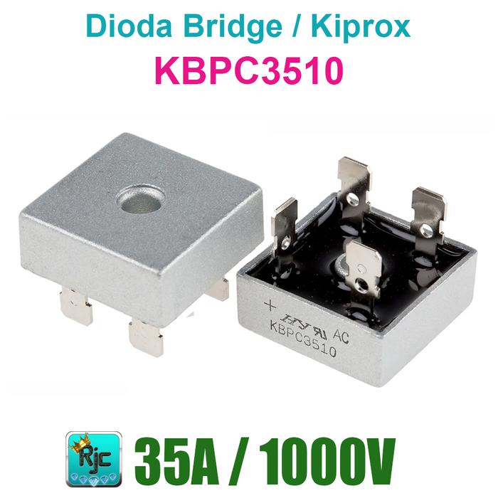 Jual Diode Bridge Rectifier Dioda Kiprok Penyearah AC to DC 25A 35A 50A ...