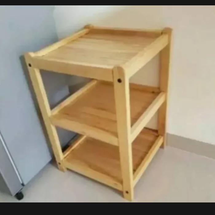 Jual meja rak dispenser galon dan megicom serbaguna kayu multifungsi ...