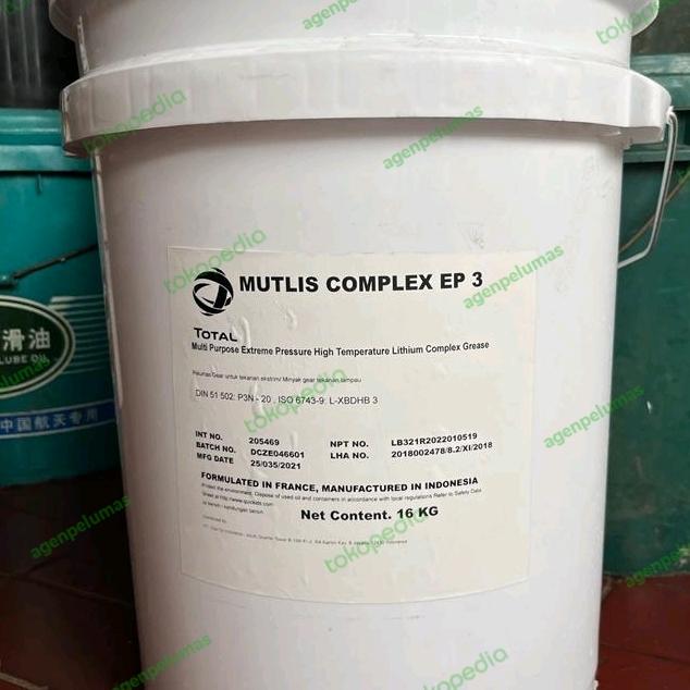 Jual grease Lithium Complex TOTAL MULTIS COMPLEX EP 3 - Jakarta Timur ...