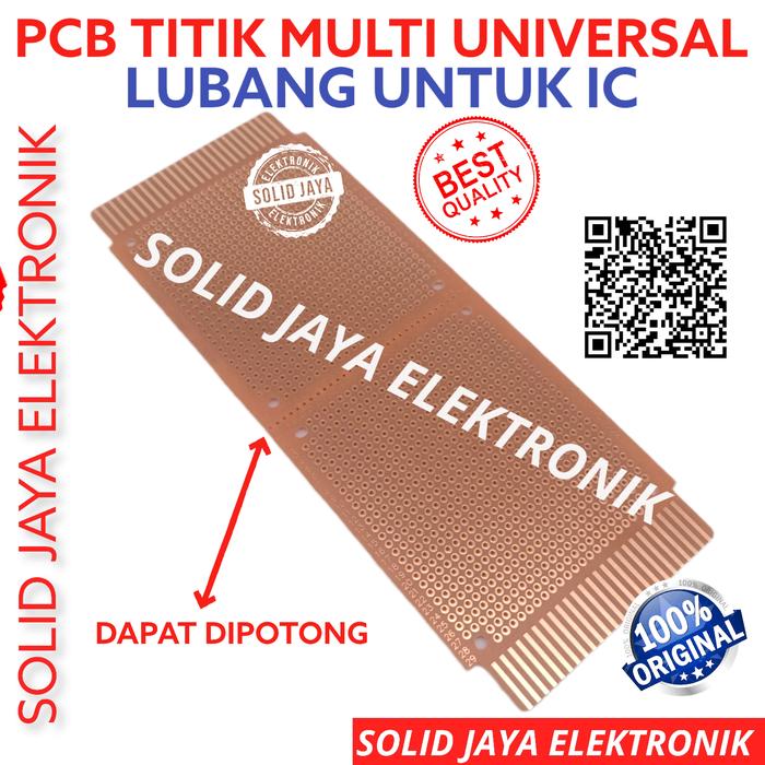 Jual PCB POLOS TITIK IC TR TRANSISTOR LUBANG BESAR KECIL MULTI ...