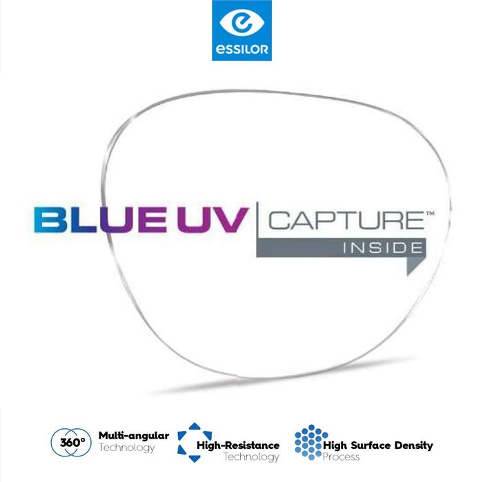 Promo Lensa Essilor Crizal Easy Pro Single Vision Blue UV Stylis 1.67 ...