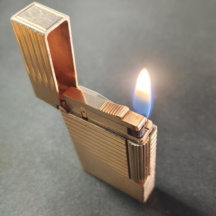 Jual Korek Api Vintage Antik ST Dupont Lighter Ligne 2 Horizontal Line ...