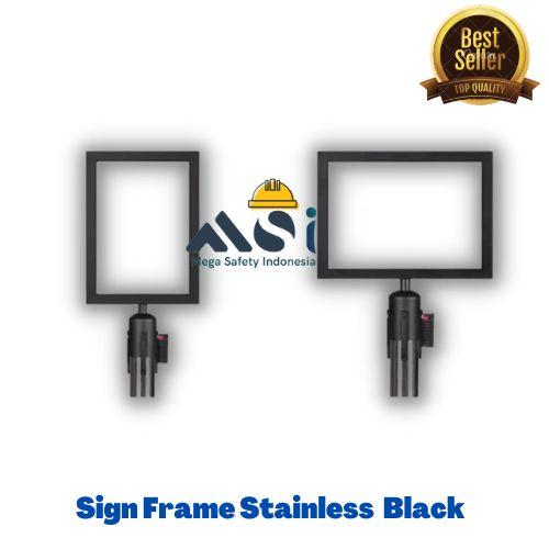 Promo Sign Board Frame Stainless Hitam A4 / Potrat & Landscape ...
