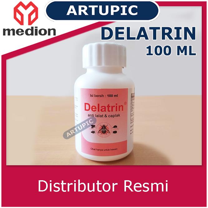 Jual Delatrin 100 ml Obat Anti Parasit Serangga Penggangu Hewan Medion ...