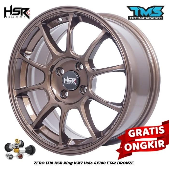 Jual velg mobil hsr zero r16x7 vcd 4x100 cocok untuk mobilio, vios, dll ...