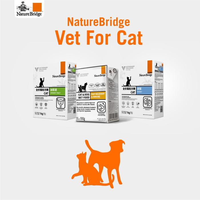 Jual Nature Bridge 190gr Fast Recovery & Immune Cat & Dog - Wet Food ...