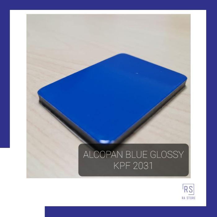 Jual ACP - Aluminium Composite Panel Alcopan PE 3mm - Blue Glossy ...