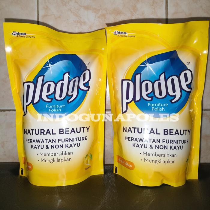 Jual pledge furniture polish 450ml lemon , pengkilap furniture kayu ...
