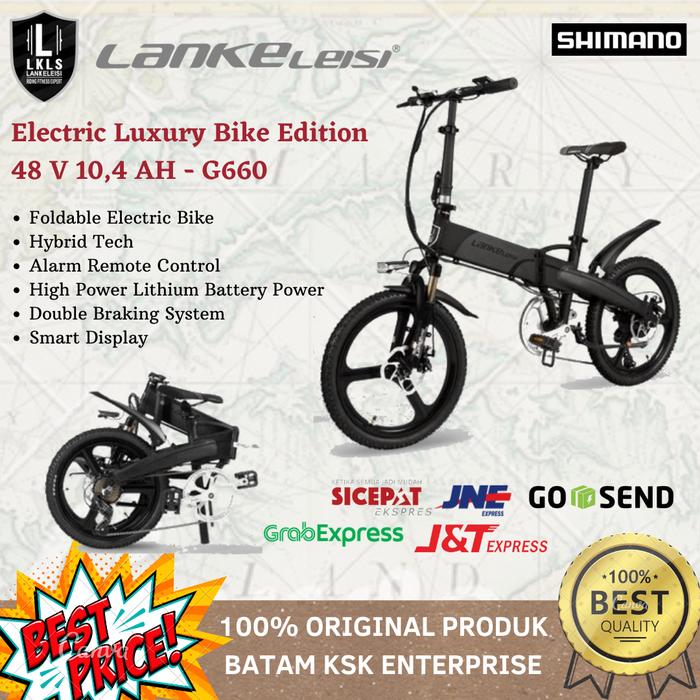 Jual sepeda lipat Lankeleisi G6 E Bike seli himo xiaomi c20 z20 - Kota Batam - Batam KSK ...