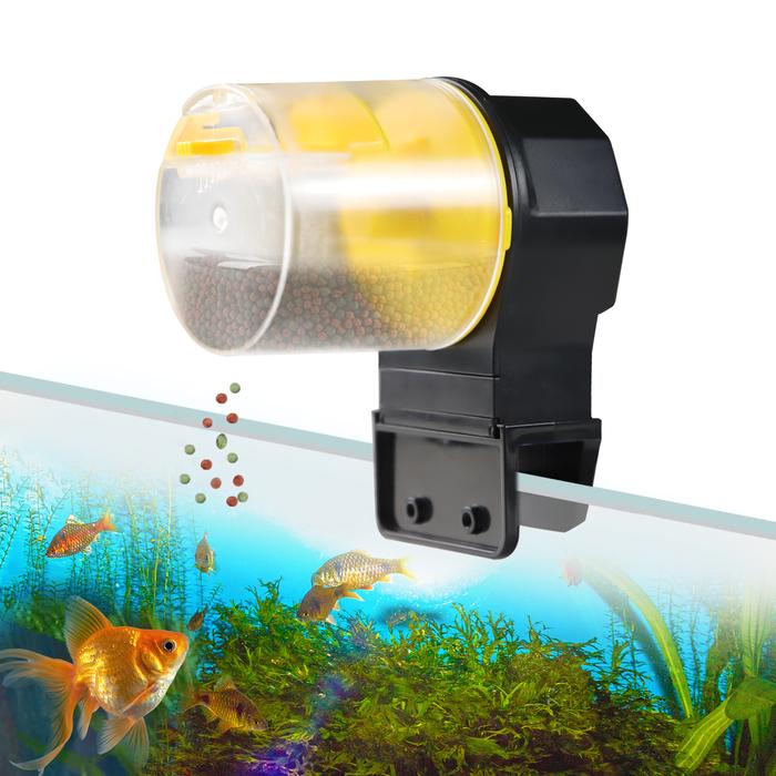 Promo PEMBERI MAKAN IKAN OTOMATIS /AUTOMATIC FISH FEEDER DISPENSER ...