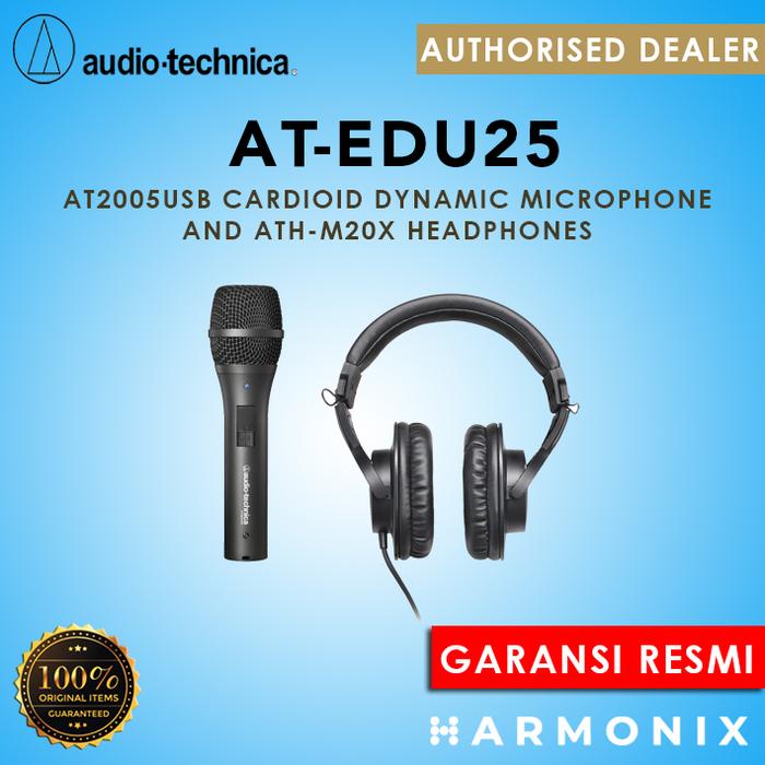 Jual AUDIO TECHNICA AT-EDU25 / AT - EDU25 BUNDLE WITH AT2005 & ATH-M20X ...