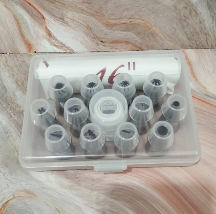 Jual Sanneng Sn7015 - Pastry Tip Set 12pcs / Spuit Buttercream Set ...