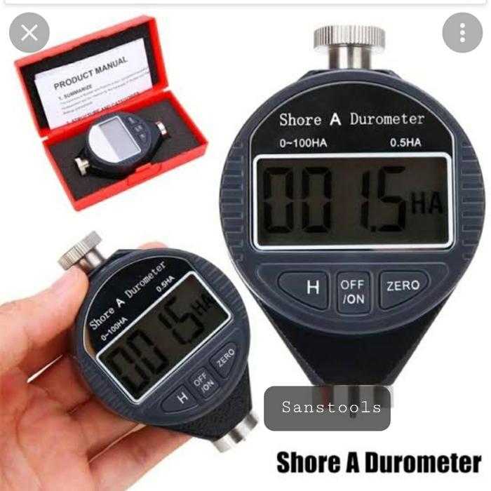 Jual Digital Durometer Shore A hardness tester pengukur kekerasan karet ...