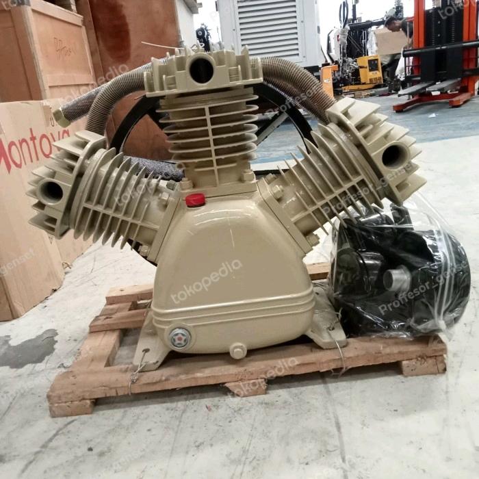 Jual Kepala Kompresor angin MONTOYA 10 hp ( pk ) compressor T1.0/8 ...