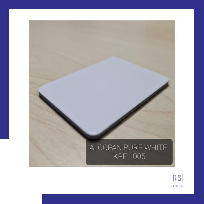 Jual ACP - Aluminium Composite Panel Alcopan PE 3mm - Pure White - Kota ...