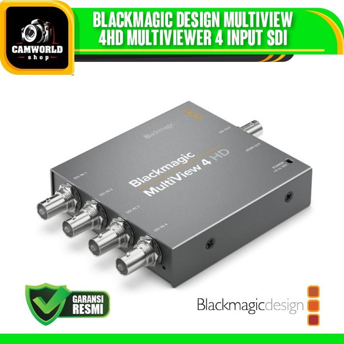 Jual Blackmagic Design Multiview 4 HD Multiviewer 4 Input SDI - Jakarta ...