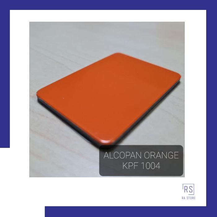 Jual ACP - Alumunium Composite Panel Alcopan PVDF Outdoor 4mm - Orange ...