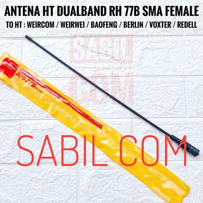 Jual ANTENA HT BAOFENG WEIRWEI VOXTER WEIRCOM RH 77B SMA FEMALE DUALBAND - Jakarta Utara - SABIL ...
