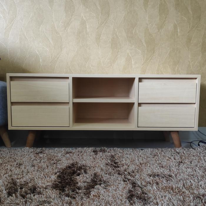 Jual Meja TV Kayu Jati Solid • Meja TV HPL • Meja TV Kamar Minimalis ...
