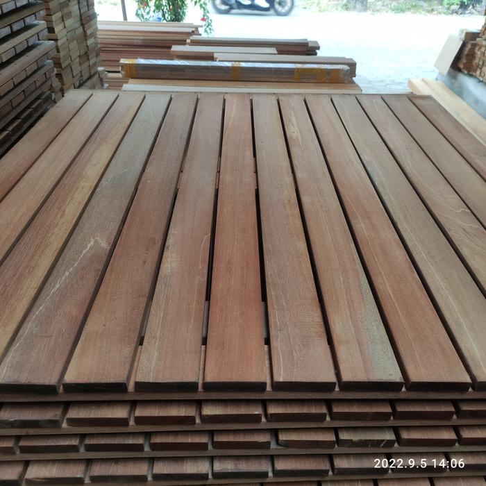 Jual Deck Tile Ubin Kayu Outdoor Taman Teras Balkon Decking Bengkirai ...