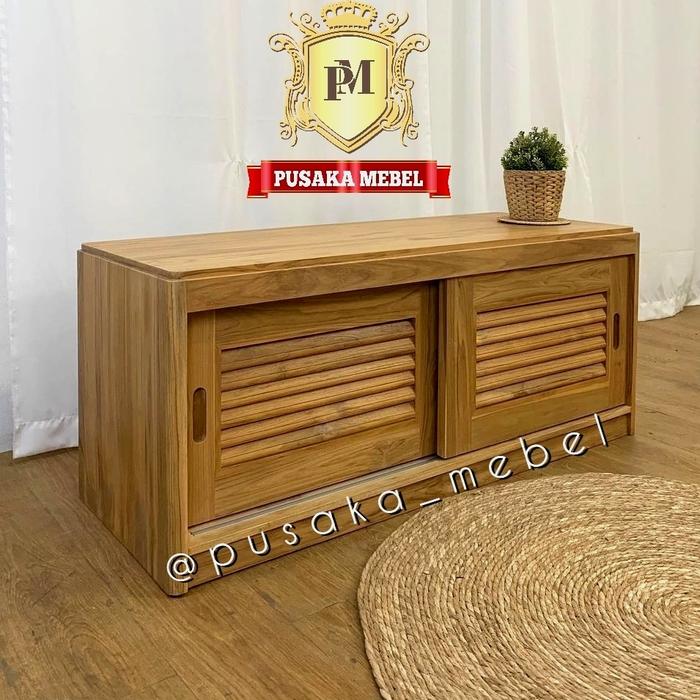 Jual rak sepatu kayu jati pintu sliding, bangku rak sepatu kayu, rak ...