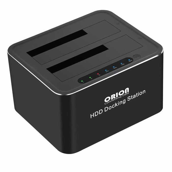 Jual ORION DOCKING STATION DUAL BAY 2.5 3.5 HDD SSD WITH CLONING ...