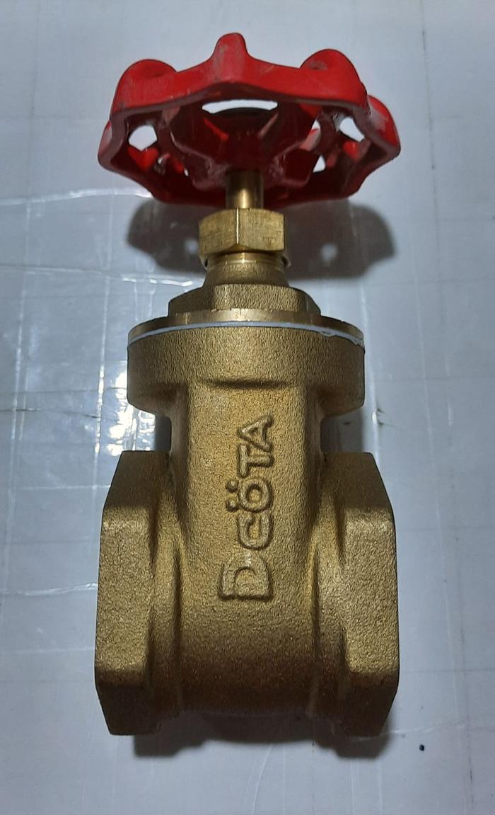 Jual Stop Kran 1 1/2'' Dcota Gate Valve Kuningan 11/2 inch - Kota Tangerang Selatan - Surya ...
