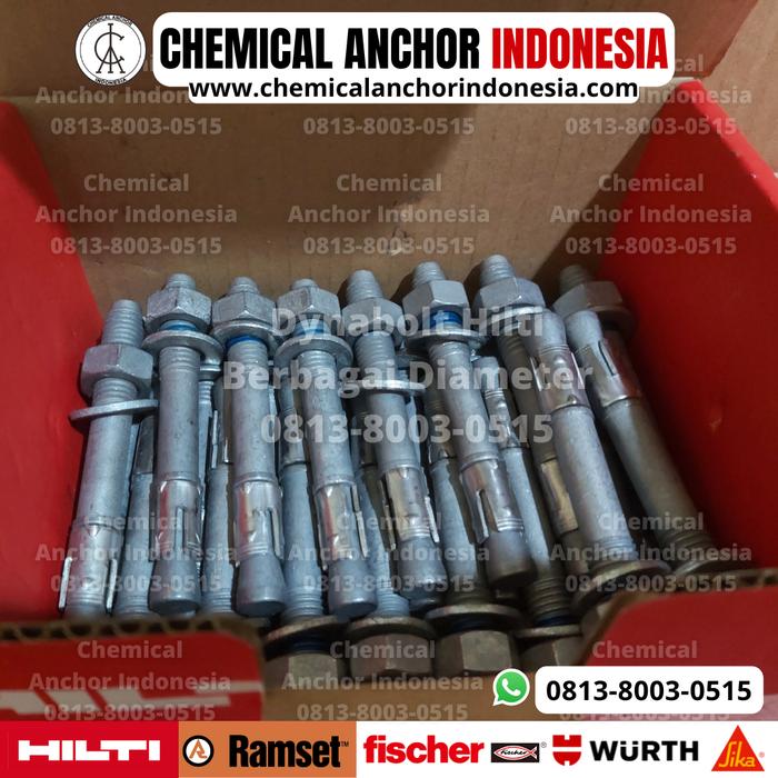 Jual Dynabolt Hilti Berbagai Diameter - Kota Tangerang - Chemical Anchor Indonesia | Tokopedia