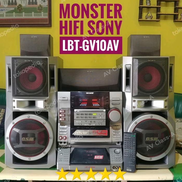 Jual Sakset MONSTER HIFI SONY LBT-GV10AV Power besar 6000 watt pmpo ...