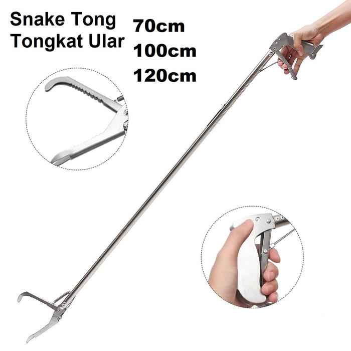 Jual 70cm 100cm 120cm Penjepit Penangkap Tongkat Ular Grab Stick Snake ...