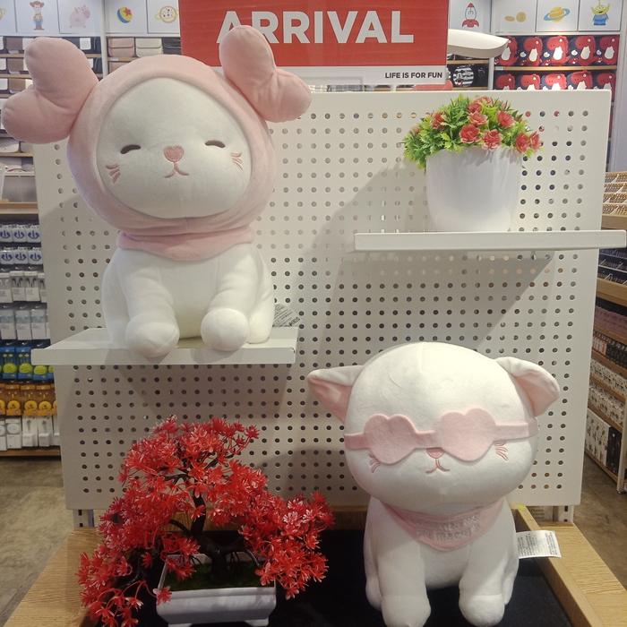 Jual Kitten Cat Plush Toy Miniso - Boneka Kucing Posisi Duduk Super ...