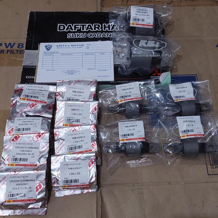 Jual bushing arm belakang lancer evo 3 4 CB CK4 ORIGINAL RBI SET 14pcs - Jakarta Timur - aditya ...