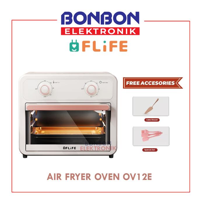 Promo FLIFE Air Fryer Oven OV12E 12 Liter 700W / OV 12E Cicil 0% 3x ...