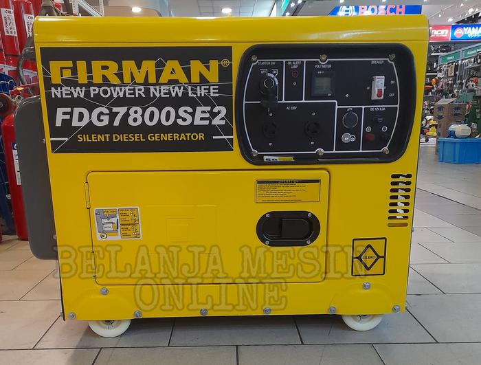Jual Genset Silent 4500 Watt 1 phase Firman FDG7800SE2 - Jakarta Barat ...