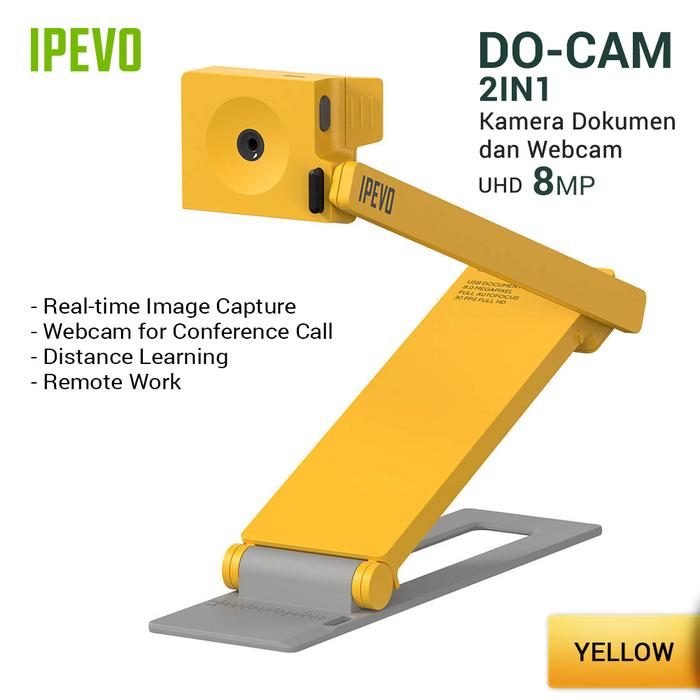 Promo IPEVO DO-CAM USB Document Camera Creator's Edition & Webcam – Yellow Cicil 0% 3x - Jakarta ...